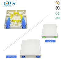 China Wall Mount FTTH 2 Port SC Fiber Optic Terminal Box for sale