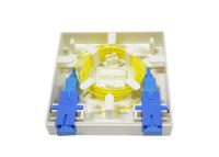 China Wall Mount FTTH 2 Port SC Fiber Optic Terminal Box for sale
