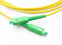 China SC APC Fiber Optic Patch Cord For Telecommunication for sale