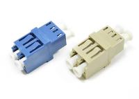 China Low Profile Type LC Duplex Fiber Optic Adapter For FTTB for sale