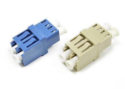 China Low Profile Type LC Duplex Fiber Optic Adapter For FTTB for sale