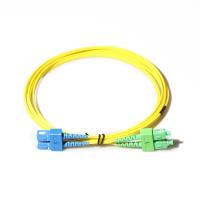 China SC APC To SC UPC Single Mode Fiber Optic Patch Cord for sale