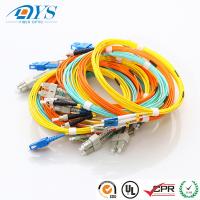 China OM3 LC LC Connector Armored Fiber Optic Patch Cord for sale