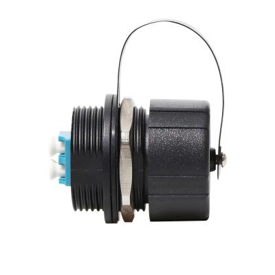 China IP67 Waterproof LC ODVA Fibre Optic Adapter For Wall Faceplate for sale