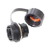China SX SM IP67 MPO ODVA Fiber Optic Adapter With Dust Cap for sale