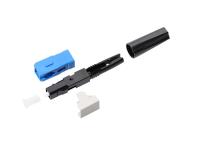 China SC/APC SC/UPC Fiber Optic Fast Connector For FTTH Drop Bow Type Cable for sale