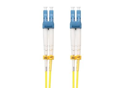 China LC UPC To LC UPC Single Mode Duplex Patch Cord for sale