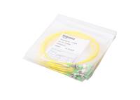 China FTTH Single Mode Simplex 0.9mm FC APC Fiber Optic Pigtail for sale