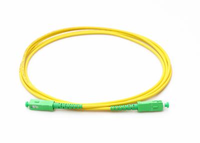 China Low Insertion Loss OM3 SC Fiber Optic Patch Cord For CATV for sale