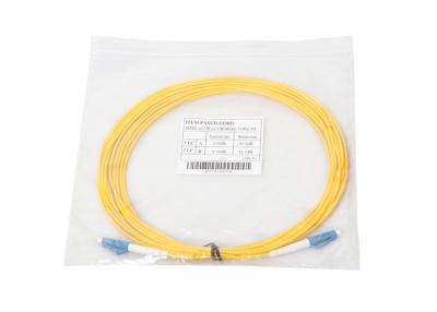 China Simplex Single Mode LC LC Patch Cord For FTTX Network for sale