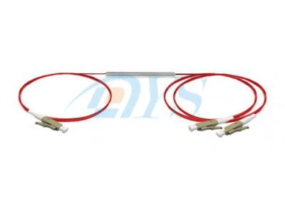 China LC to LC Multimode Optical Fiber Splitter , 1 x 2 Ports PLC splitter for sale