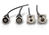 China OS2 Aarc Fiber Optic Cable Assemblies Match With ODC-4 Fiber Socket for sale