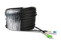 China LC Connector Single Mode 2 Cores FTTA CPRI Fiber Cable for sale