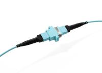 China MPO MTP Flange FTTH Adapter With Plastic Housing for sale