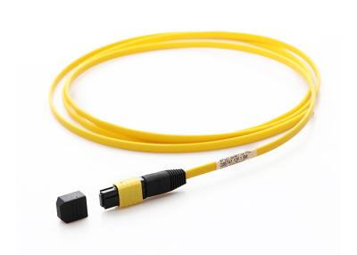 China 3.0mm 12F MPO Female Fiber Optical Pigtail Single Mode for sale