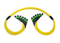 China 24F MPO MTP Fiber Optical Cable With LSZH Jacket for sale
