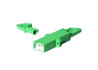 China E2000 APC SX Single Mode FTTH Adapter With Flange for sale