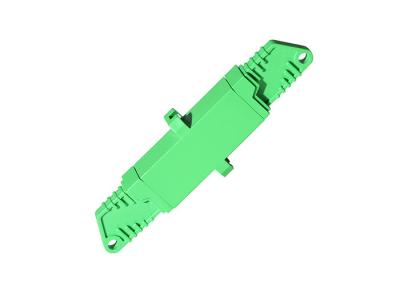 China E2000 APC SX Single Mode FTTH Adapter With Flange for sale