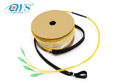 China SC/APC-SC/APC 4core Preterminated Optical Fiber Patch Cable IEC 60794-2-30 for sale