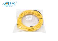 China SC/APC 12cores PVC 15m Pre Terminated Fiber Cable With Pulling Eyes for sale
