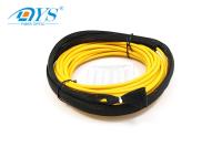 China SC/APC 12cores PVC 15m Pre Terminated Fiber Cable With Pulling Eyes for sale