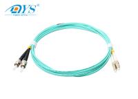 China Duplex Multimode OM1 3 Meters ST to LC Fiber Optic Patch Cord for sale