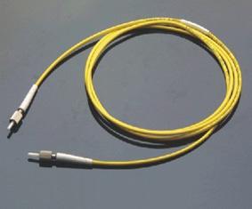 China Low Insertion Loss, High Return Loss Yellow DIN Model Connector Optical Fiber Patch Cord for sale