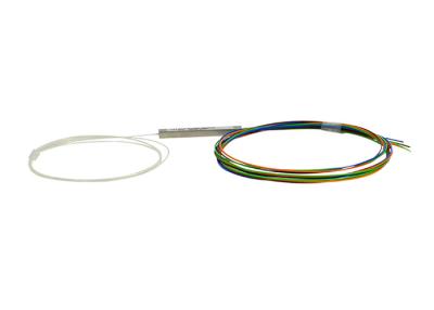 China Steel Tube FTTH FTTB Plc Optical Splitter 1x2 1x4 1x8 No Connector for sale