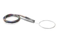 China Steel Tube FTTH FTTB Plc Optical Splitter 1x2 1x4 1x8 No Connector for sale