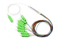 China SC APC Connectors Optical Fiber Splitter 1x8 G657 Single Mode for sale