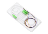 China FTTB fiber optic splitter 1x2 Plc Splitter Steel Tube Cable 2 Way for sale