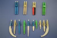 China Single / Multi Mode LC 50 / 125um Optical Fiber Connectors For Optical Test Equipment for sale