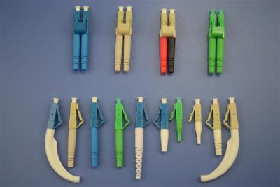 China Single / Multi Mode LC 50 / 125um Optical Fiber Connectors For Optical Test Equipment for sale