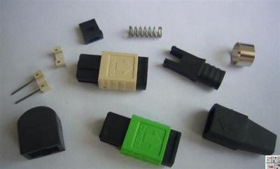 China High Reliability Multimode MPO Optical Fiber Cable Connector For Optical Test Equipment for sale