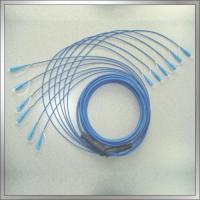 China Flexible Armoured Blue 6mm (12core) Diameter Singlemode Optical Fiber Patch Cord Gray for sale