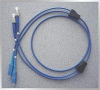 China Flexible Armoured Blue 6mm (12core) Diameter Singlemode Optical Fiber Patch Cord Gray for sale