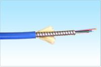 China Flexible Armoured Blue 6mm (12core) Diameter Singlemode Optical Fiber Patch Cord Gray for sale