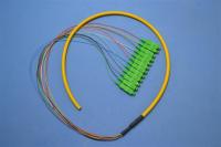 China Ribbon / Bundle SC,FC,ST,LC Optical Fiber Patch Cord With 0.9, 2.0, 3.0 Fanout Available for sale