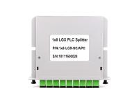 China G657A1 1650nm SC APC Lgx Optical Fiber Splitter 1x8 Plc Splitter for sale