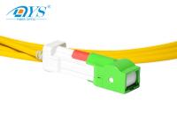 China FTTH FTTB FTTX SC APC Optical Fiber Patch Cord Auto Shutter Connector for sale