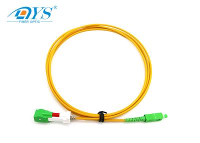 China FTTH FTTB FTTX SC APC Optical Fiber Patch Cord Auto Shutter Connector for sale