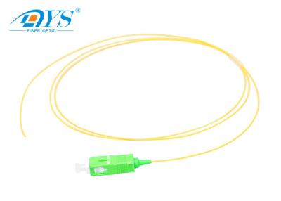China SC APC G657A1 Fiber Optic Patch Cord 0.9mm Fiber Optics Pigtail 1 Meter for sale