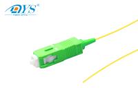 China SC APC G657A1 Fiber Optic Patch Cord 0.9mm Fiber Optics Pigtail 1 Meter for sale