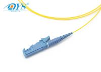 China FTTH G652D E2000 APC Fiber Optic Pigtail Spring Loaded Shutter for sale