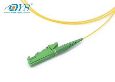 China FTTH G652D E2000 APC Fiber Optic Pigtail Spring Loaded Shutter for sale