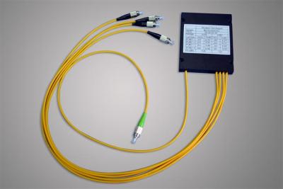 China High Stability Low PDL 1490nm Audio Cable 3.0mm Insert Loss Optical Fiber Splitter for sale