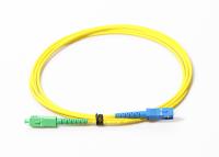 China PVC LSZH Single Mode Sc To Sc Fiber Patch Cable FTTH Leather Jumper for sale