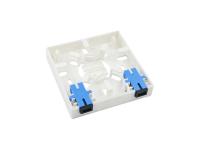 China Plastic IP55 Fiber Optic Terminal Box Ftth Desktop Wall Socket Terminal for sale