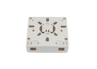 China Wall Mounted Indoor ABS Fiber Access Terminal FTTH Box 86x86mm for sale