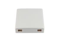 China Wall Mounted Indoor ABS Fiber Access Terminal FTTH Box 86x86mm for sale